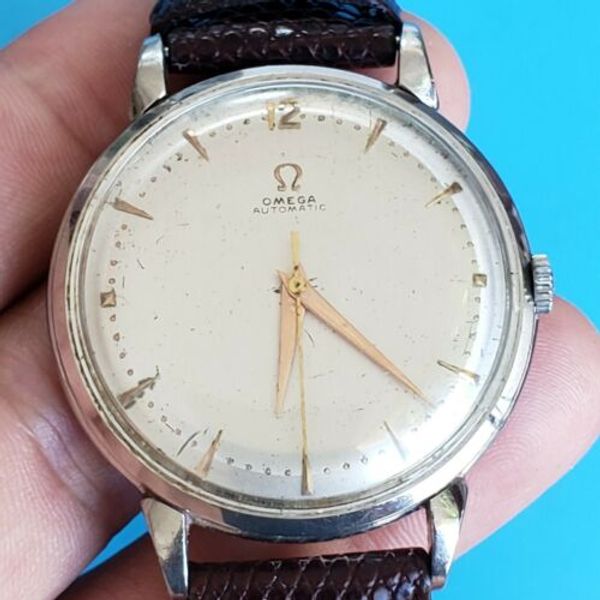 1947 Omega Automatic Bumper Vintage Jumbo 37mm Mens Watch CAL 351 Ref ...