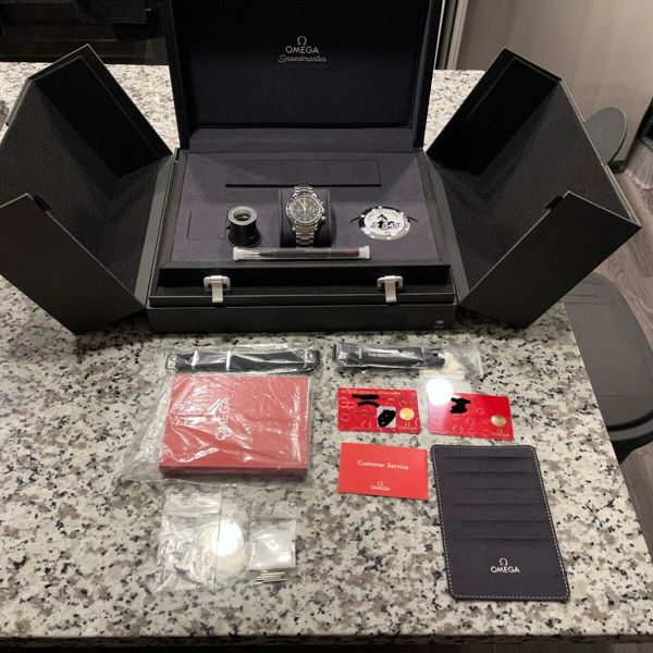 FULL SET OMEGA Speedmaster Moonwatch Sapphire Sandwich - 311.30.42.30 ...