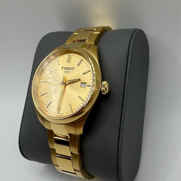 Tissot PR 100 Stainless Steel All Gold Unisex Watch T1502103302100 ...