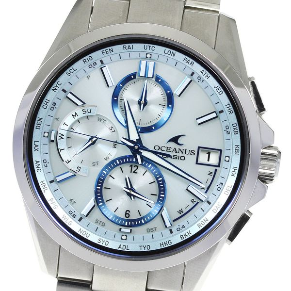 [CASIO] Casio Oceanus Chronograph OCW-T2600-2AJF Solar Radio Men [Used ...