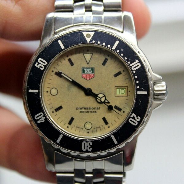 Tag Heuer Professional 1500 “Night Diver” 929.113G-2 Lume Dial Rare ...