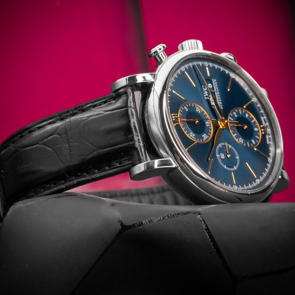 [WTS] 2021 IWC Portofino Chronograph 42MM Stainless Steel IW391036 Blue ...