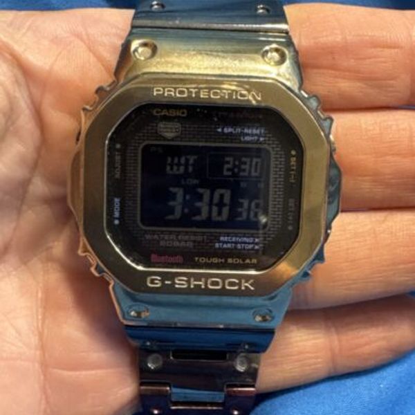 Casio Titanium G-Shock Tough Solar Bluetooth 7â Watch | WatchCharts ...