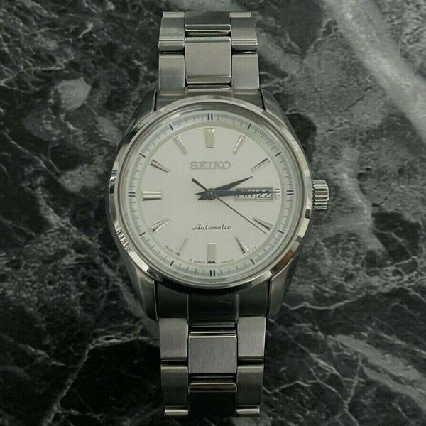Seiko SARY055 PRESAGE Mechanical Automatic Men's Watch - Silver WITH ...
