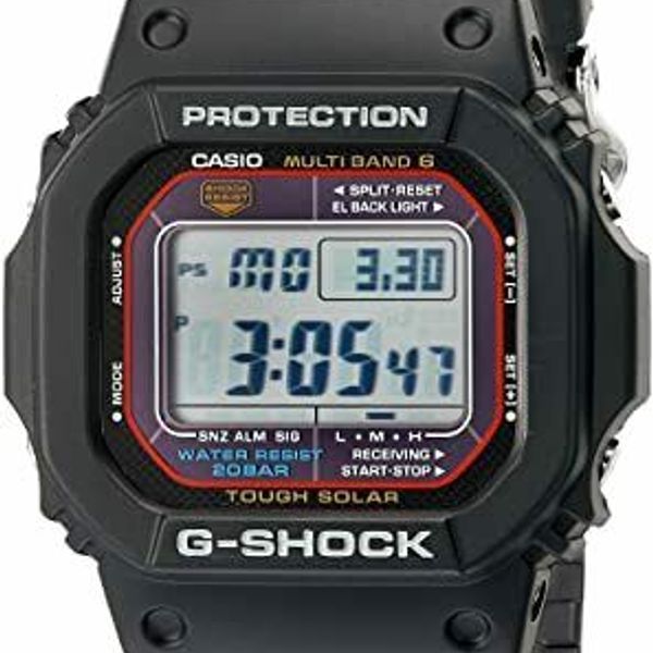 New Casio GWM-5610-1 G-Shock Tough Solar Black Resin Band Men's Watch ...