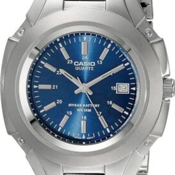 Casio Men's MTP3050D-2AV Classic Stainless Steel Dress Watch ...