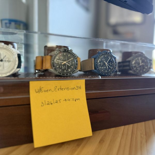[WTS] Swatch•Omega 5 Moonswatch Collection w/ Display Case $2600 ...