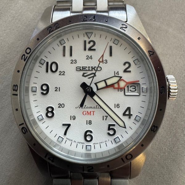 Seiko 5 GMT Sports Field SBSC009 - Japan Exclusive - 3 Extra Straps ...