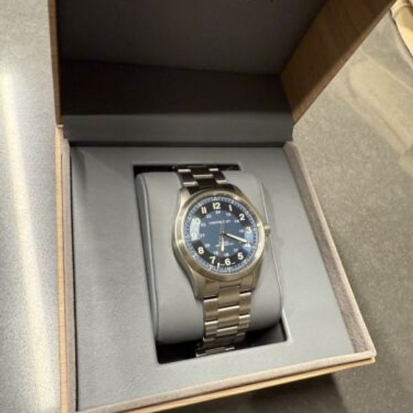 Hamilton Khaki Field Titanium Blue 38mm Men's Watch - H70205140 ...