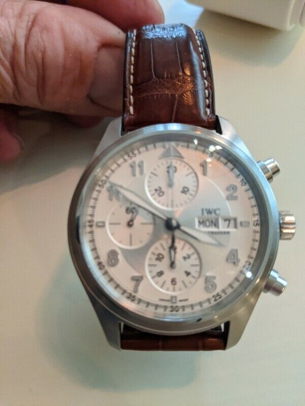 IWC Spitfire Chronograph IW371702 - Wonderful! | WatchCharts Marketplace