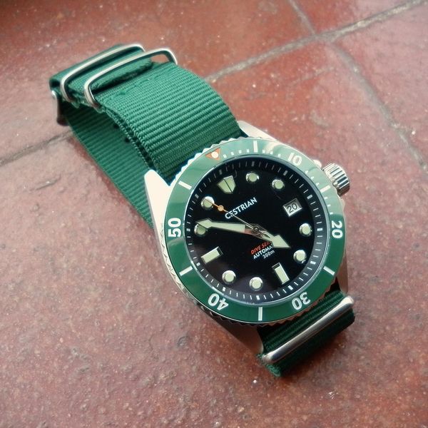 Cestrian Automatic Dive Watch (Seiko Nh35 movement). | WatchCharts ...