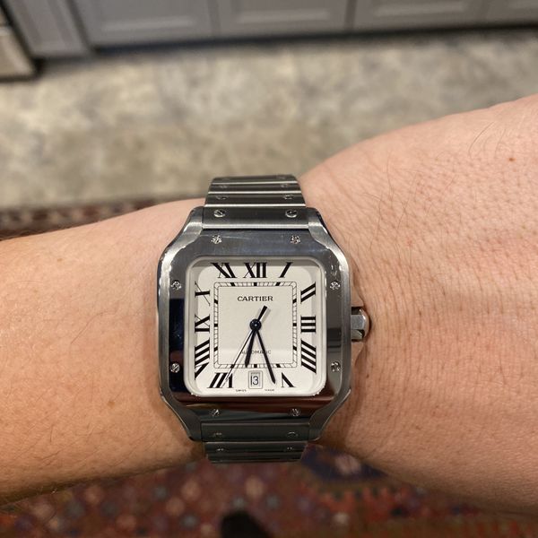 [$6,399 USD] Cartier Santos Large WSSA0009 | WatchCharts Marketplace