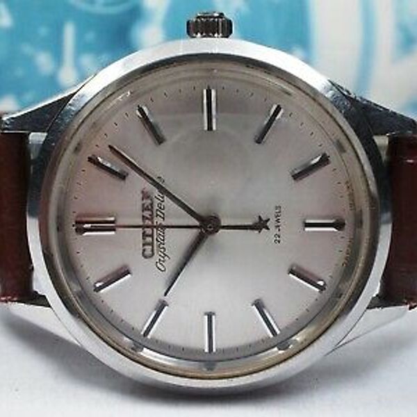 RARE CITIZEN CRYSTATE DELUXE PARAWATER WINDING MEN'S WATCH, H005 3003T ...