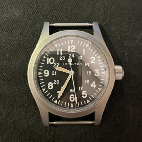 Hamilton Khaki Field H694390 Military Men's Automatic Green Dial (Near ...