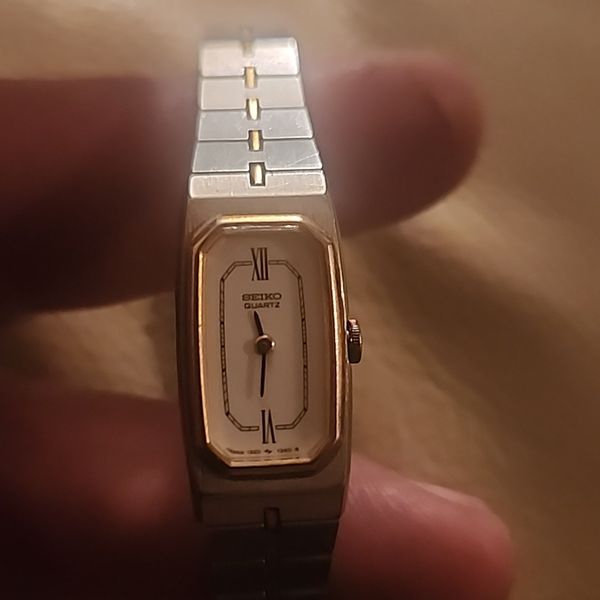 RARE MODEL SEIKO VINTAGE OCTAGON LADIES WATCH TWO TONE.MADE FOR ...