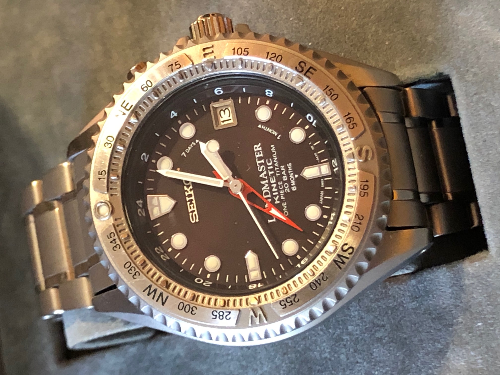 FS: Seiko SBDW005 Landmaster GMT Kinetic, complete kit | WatchCharts
