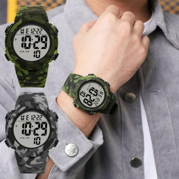 Waterproof Digital Sports Watch Military Tactical LED Backlight ...