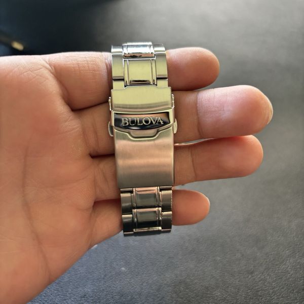 Bulova 96B255 Classic Marine Star Chronograph White Dial 43mm Men's ...