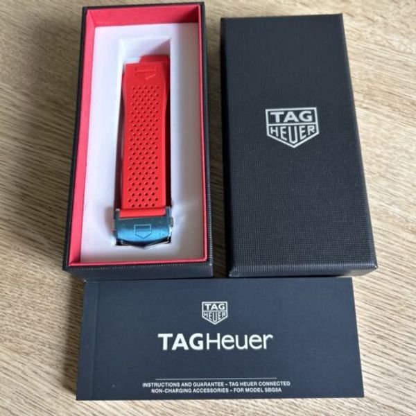 Official Tag Heuer Connected Strap. NEW. model SBG8A | WatchCharts