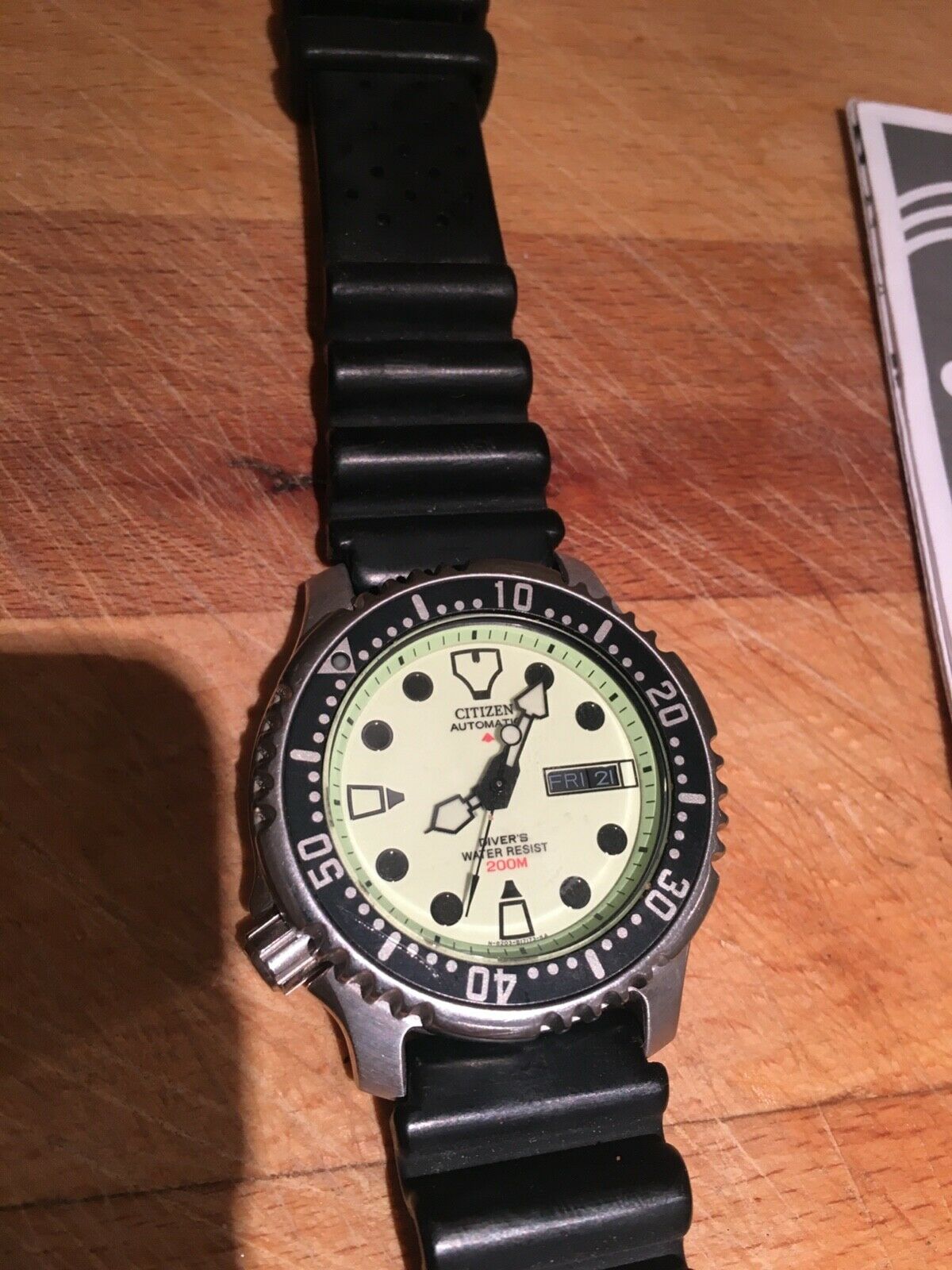 Citizen Promaster 200m Divers Automatic Wrist Watch - NY0040-09WB ...