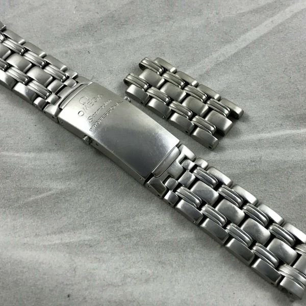Omega GENUINE Original 1502/824 BRACELET BAND 18mm Seamaster ...