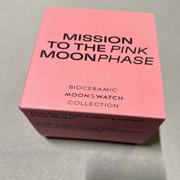 SWATCH X OMEGA MOONSWATCH â MISSION TO PINK MOONPHASEâ *In hand* Brand ...