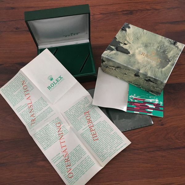 FS: Rolex Boxes | WatchCharts