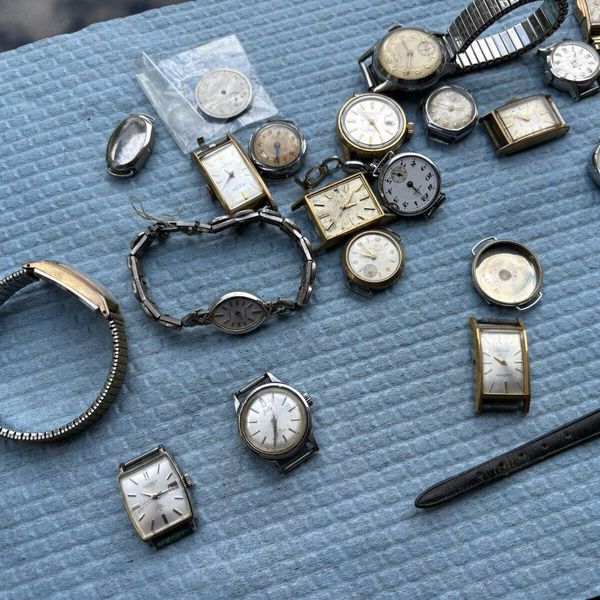 Vintage Watch Lot/Parts, Seiko, Swiss Watches, 1950s | WatchCharts ...