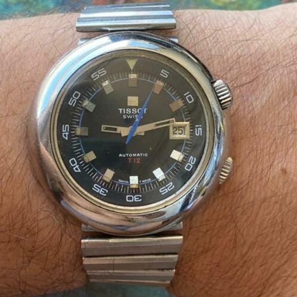 TISSOT SEASTAR T12 44594 SUPER COMPRESSOR DIVER AUTOMATIC WATCH 100% ...