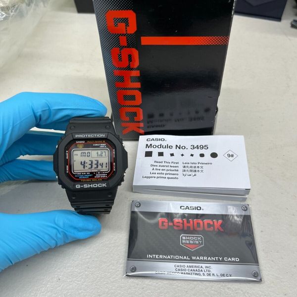 Casio G Shock GW-M5610U-1CJF Module 3495 Men's Watch Water Resistant ...