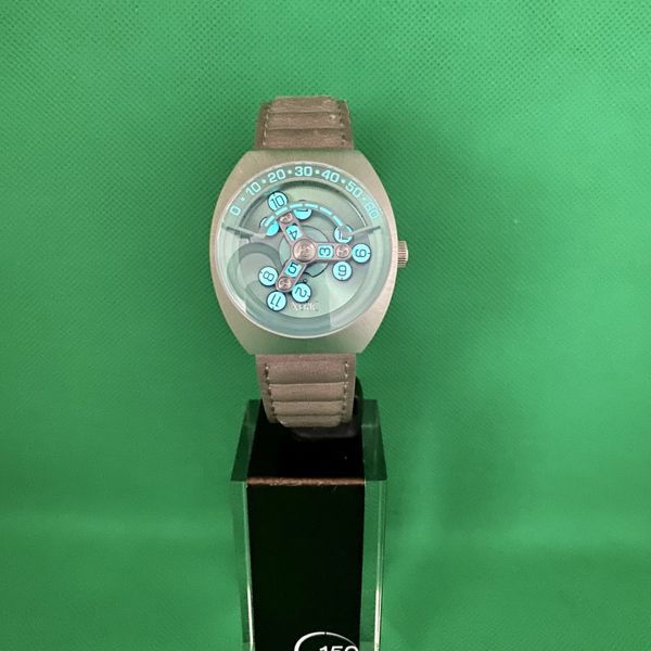 Xeric Scrambler Automatic Wandering Hour Aqua Gray | WatchCharts