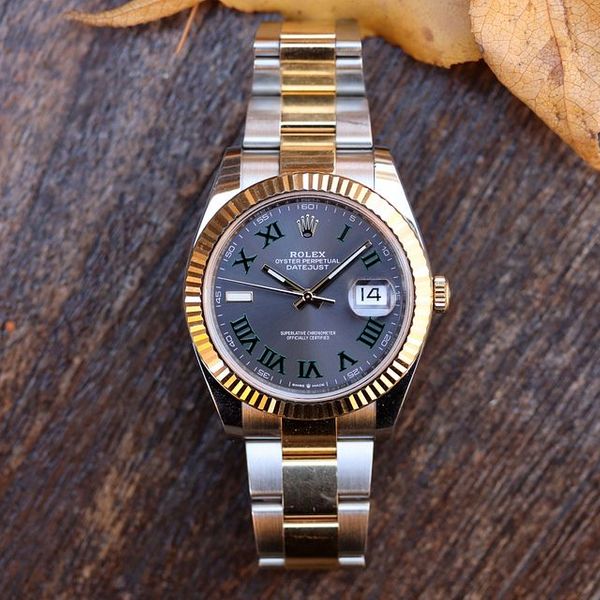 2020 Rolex DateJust ref. 126333 Wimbeldon 41mm Oyster Steel/Gold ...