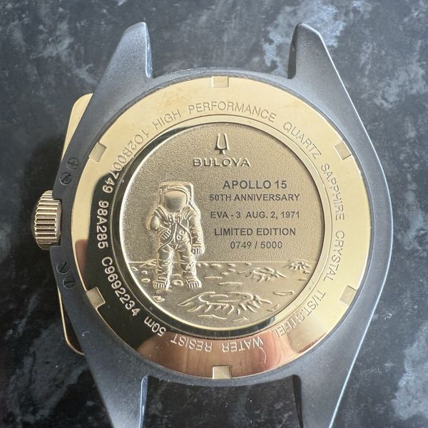 Bulova Men's Moon Apollo Lunar Pilot 50th Anniversary Limited Edition ...