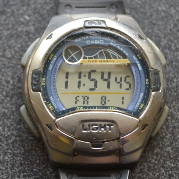 Casio Tide Graph Men's Wrist Watch | WatchCharts Marketplace