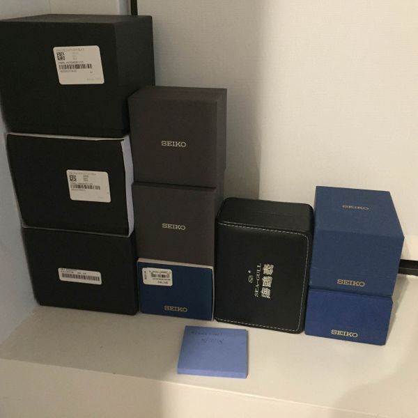 [WTS] Hamilton ($15), Seiko ($5) Watch Boxes | WatchCharts Marketplace