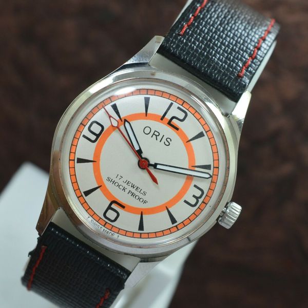 Oris Hand Wind 17 Jewels ST 96 Mechanical Men's Wrist Watch ...