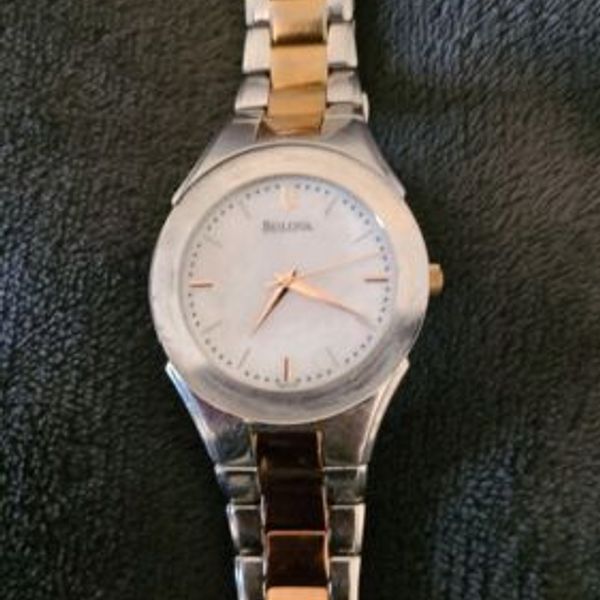 Bulova Women's Gold Tone Automatic Stainless Steel Watch | WatchCharts ...