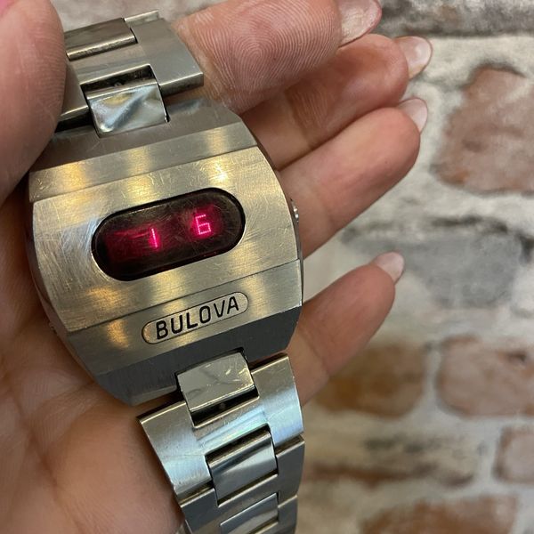 Bulova LED digital Watch From The 70s Working! | WatchCharts Marketplace