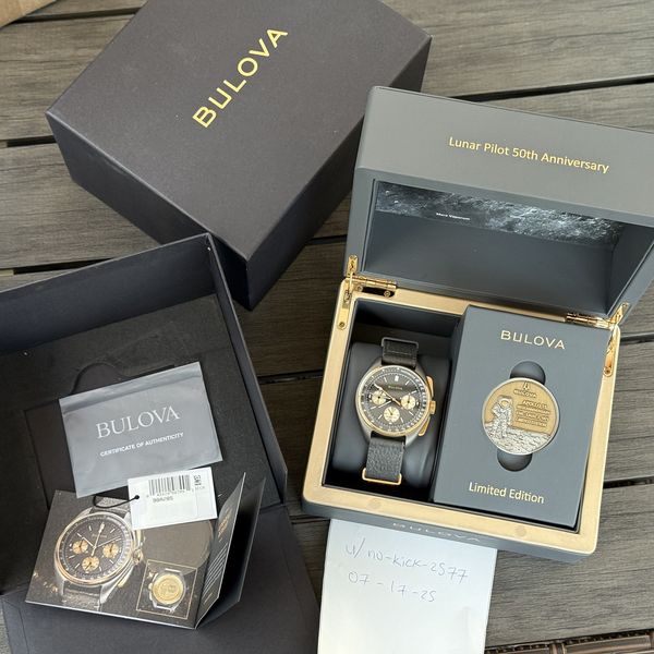 [WTS] Bulova 50th Anniversary Lunar Pilot Limited Edition Titanium ...