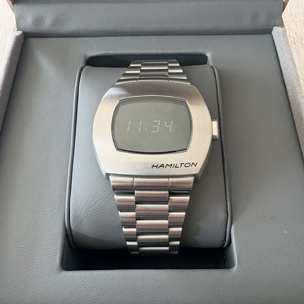 Hamilton PSR digital watch-Green | WatchCharts Marketplace
