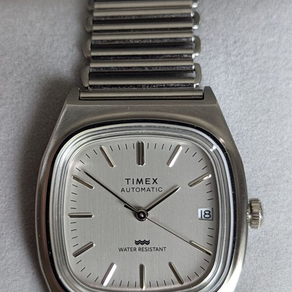 Timex Automatic 1983 E-Line Reissue 34mm with Bonklip Bracelet ...
