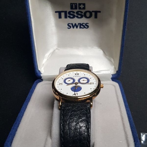 Tissot Moon Phase Triple Calendar Analog Quartz Watch | WatchCharts ...