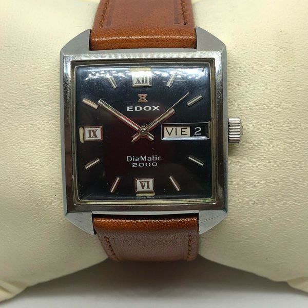 Vintage rare edox diamatic 2000 automatic watch | WatchCharts Marketplace