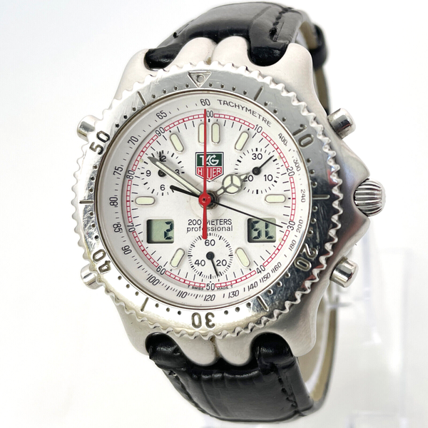 TAG HEUER F1 Ayrton Senna Chronograph Watch S29.006 SEL Diver mens ...