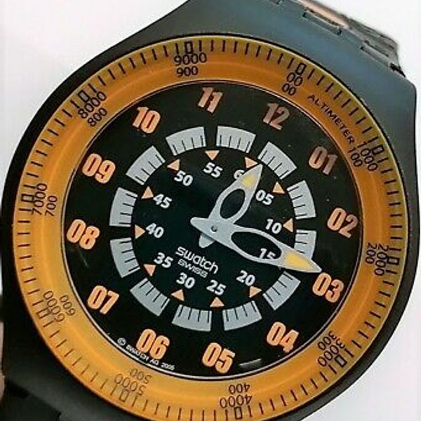 SWATCH Fun Boarder 2005 - SULB101 - Face The Mountain - New ...