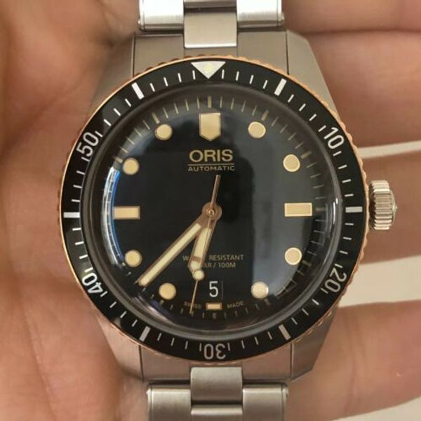 ORIS DIVERS SIXTY-FIVE BRONZE BEZEL STEEL BRACELET 40MM | WatchCharts ...