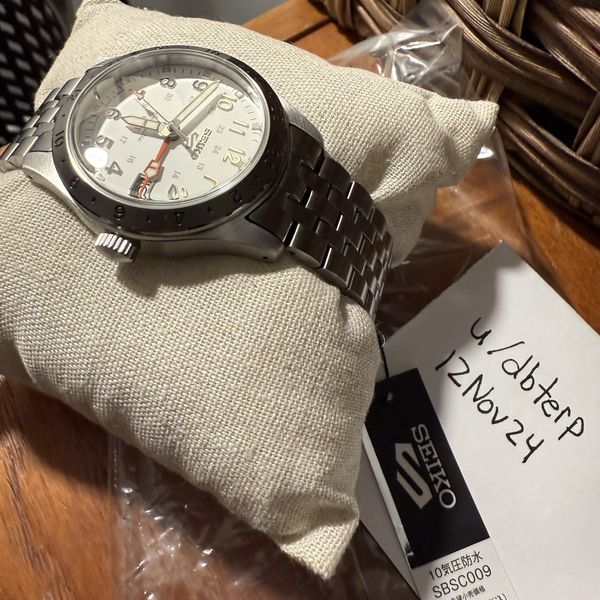 [WTS] Seiko SBSC009 brand new GMT white dial | WatchCharts Marketplace