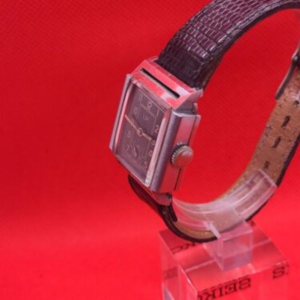 New listingBeautiful Antique Tank Lip Mens Military Art Deco Watch ...