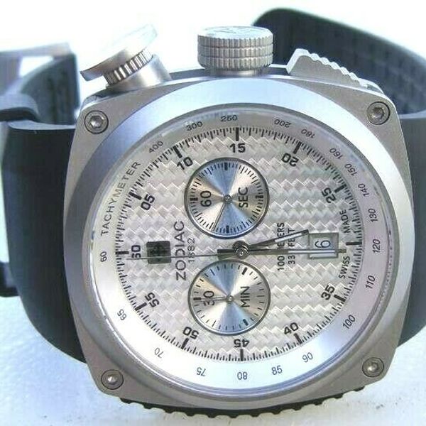 RARE Zodiac ZO5801 Speed Dragon/Sport Racer Chronograph with Unique ...