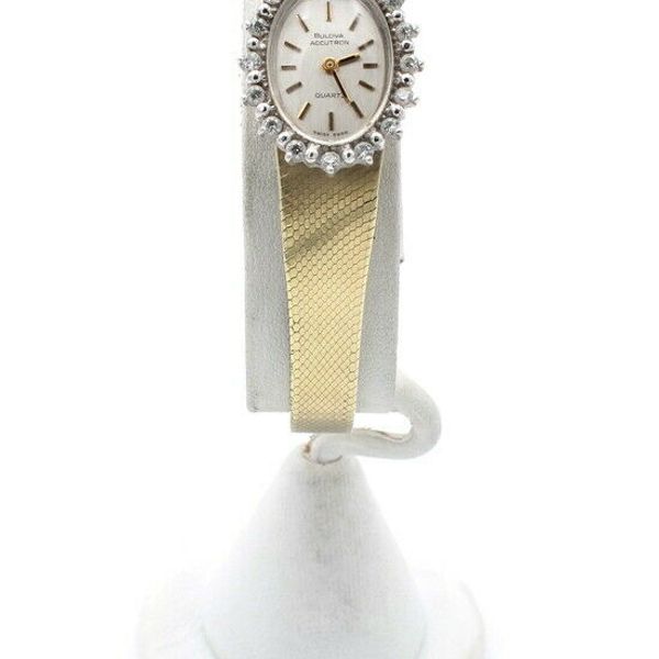 VINTAGE BULOVA ACCUTRON SWISS MOVEMENT CELL 602 N9 CZ H757 WOMENS WATCH ...